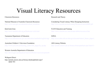Visual literacy test | PPT