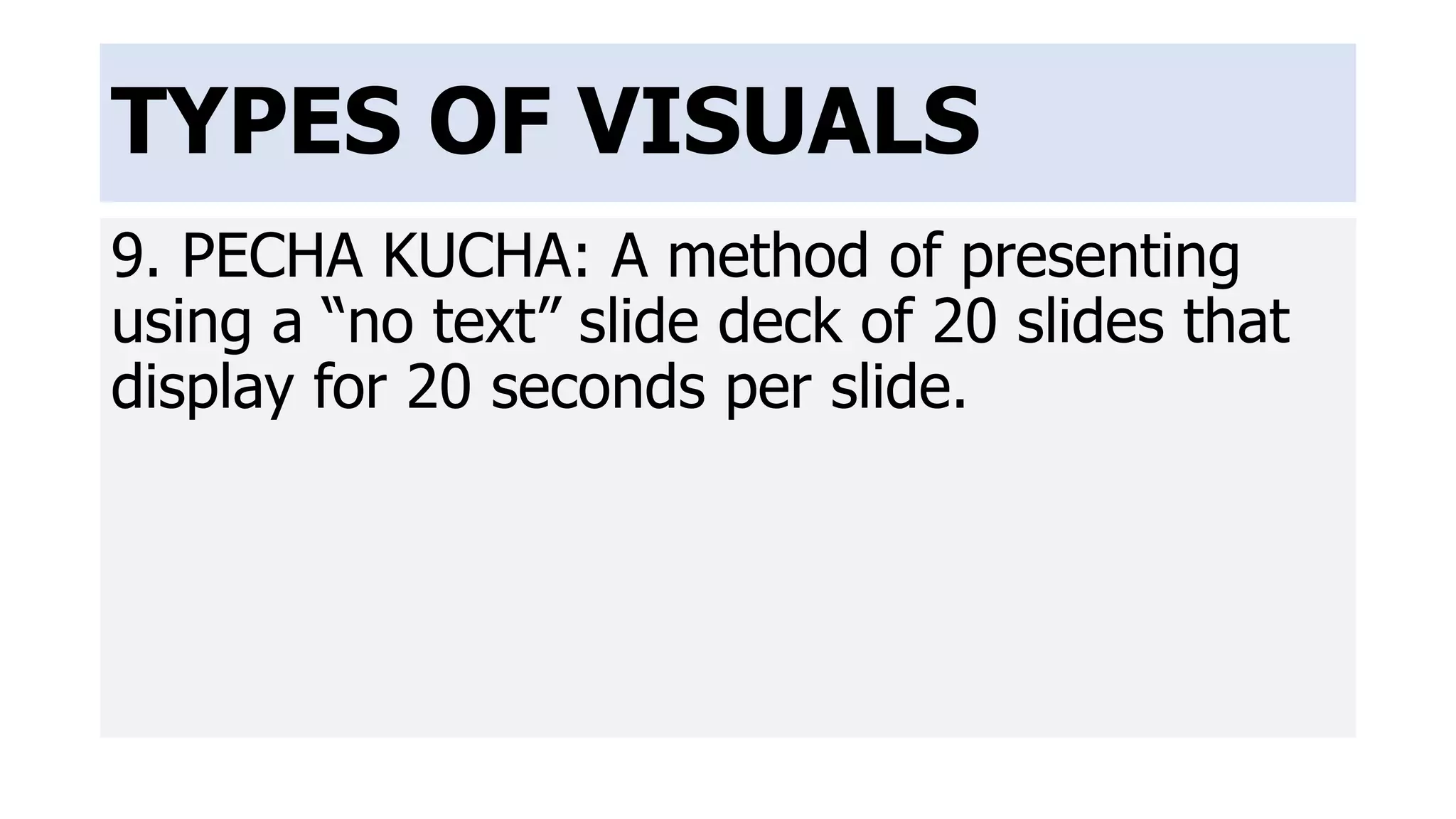 Visual literacy and types of visuals in the classroom | PPT