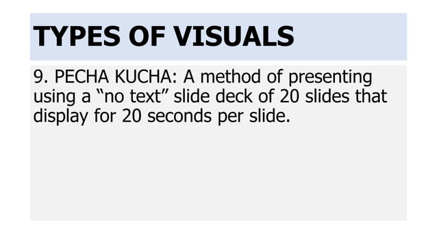 Visual literacy and types of visuals in the classroom | PPT