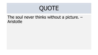 Visual literacy and types of visuals in the classroom | PPT