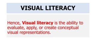 Visual literacy and types of visuals in the classroom | PPT