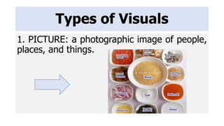 Visual literacy and types of visuals in the classroom | PPT