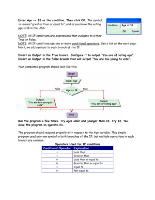 Visual Logic User Guide | PDF