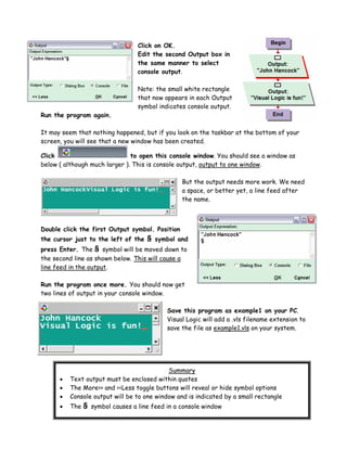 Visual Logic User Guide | PDF