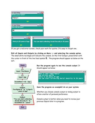 Visual Logic User Guide | PDF