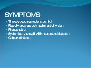 Acute Visual Loss | PPT