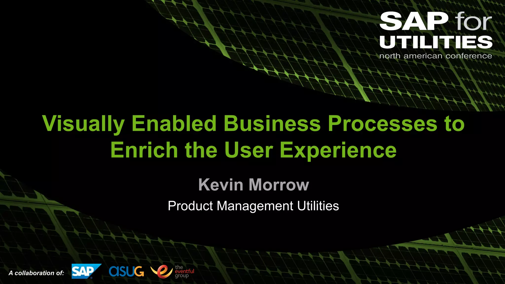 Visually enabled business processes to enrich the user experience | PDF