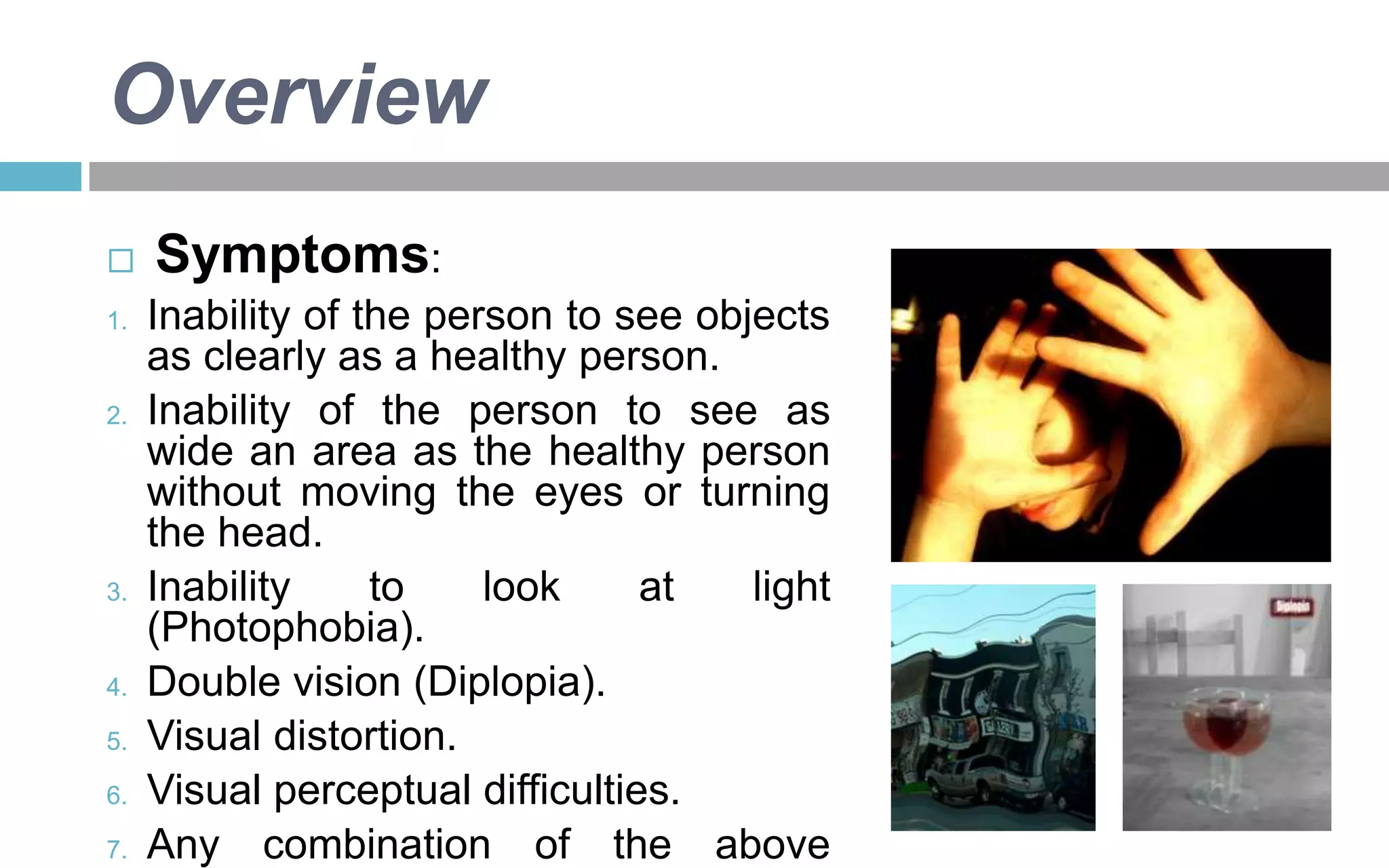 Visually impaired as a design challenge | PPTX