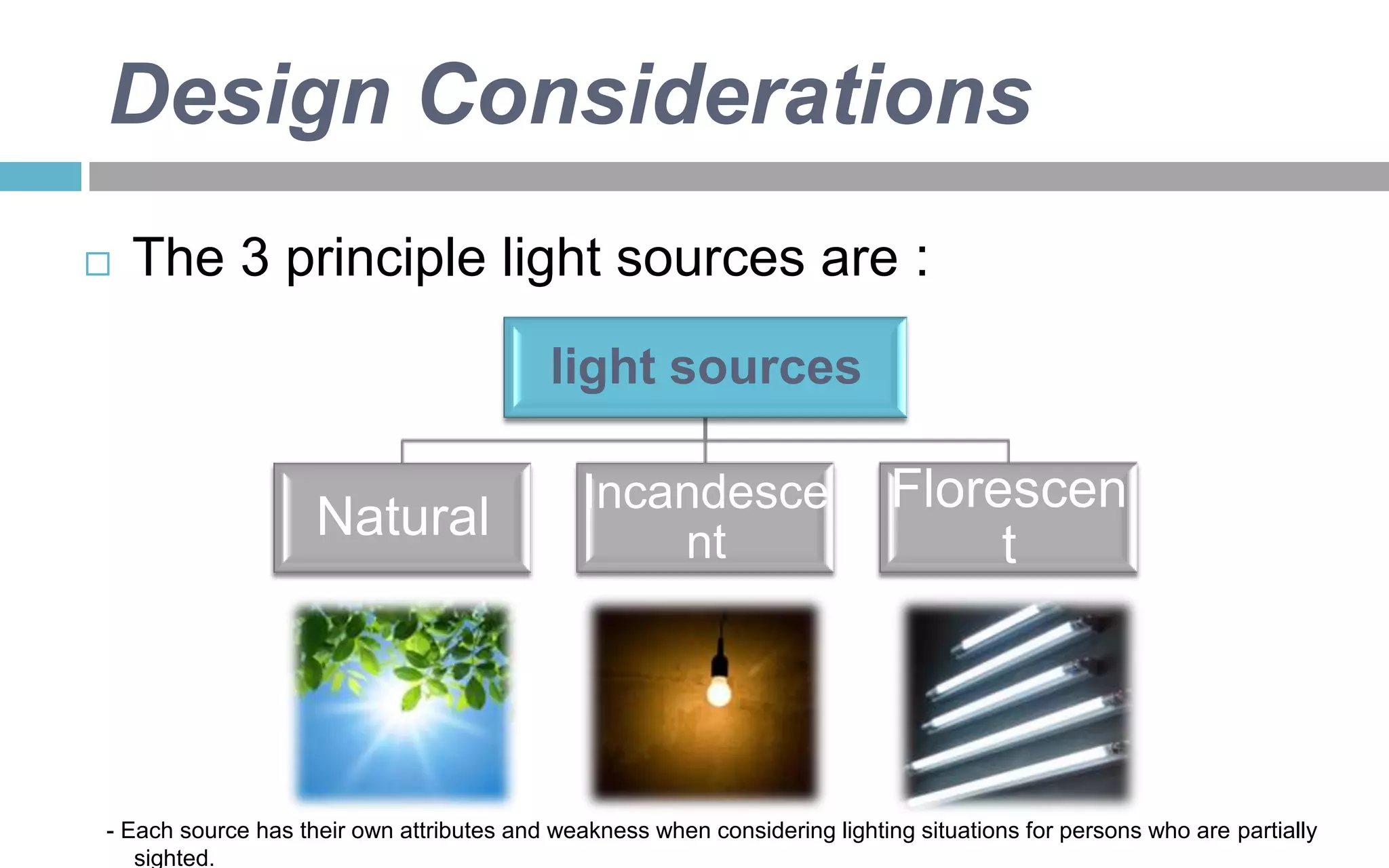 Visually impaired as a design challenge | PPTX