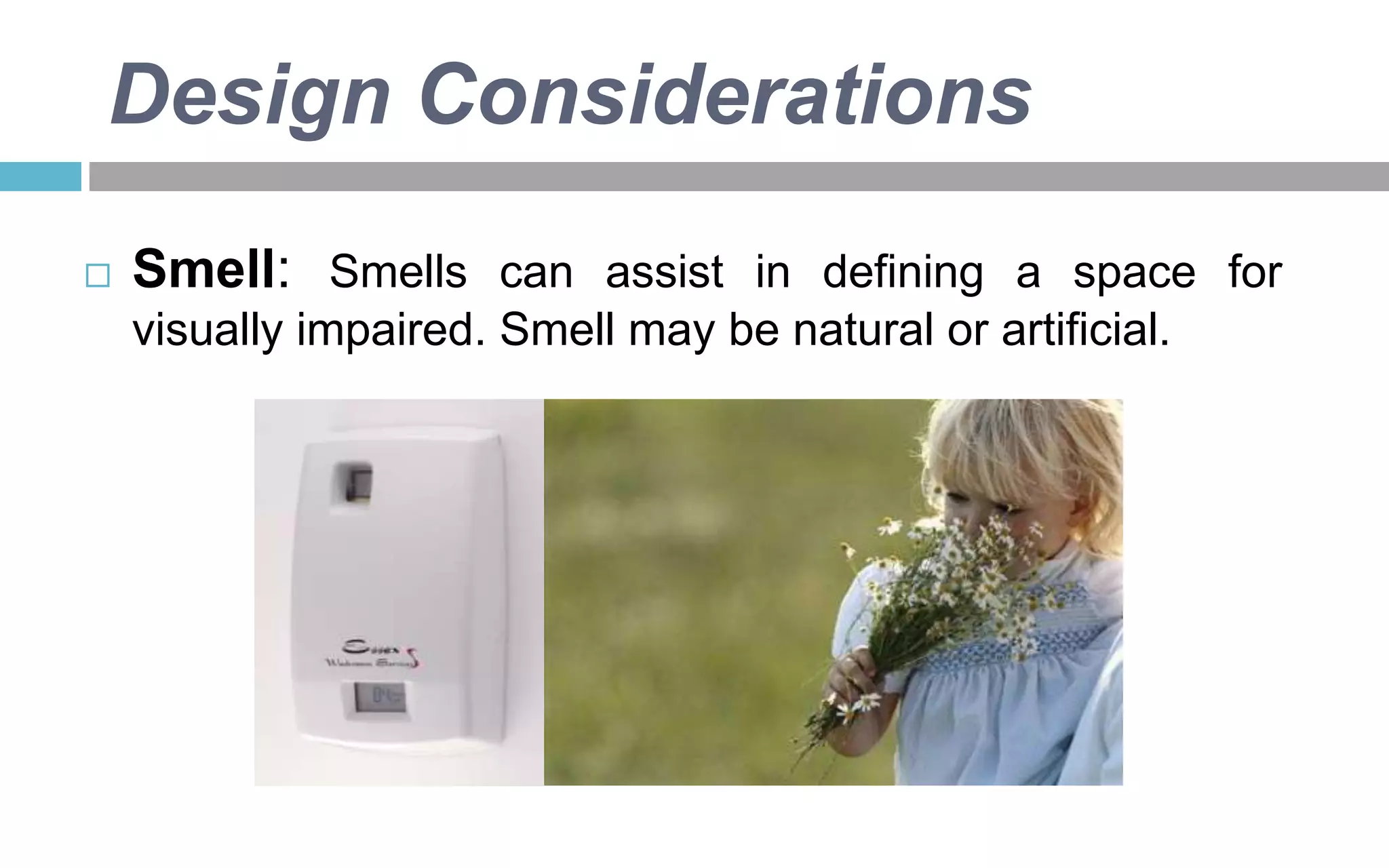 Visually impaired as a design challenge | PPTX