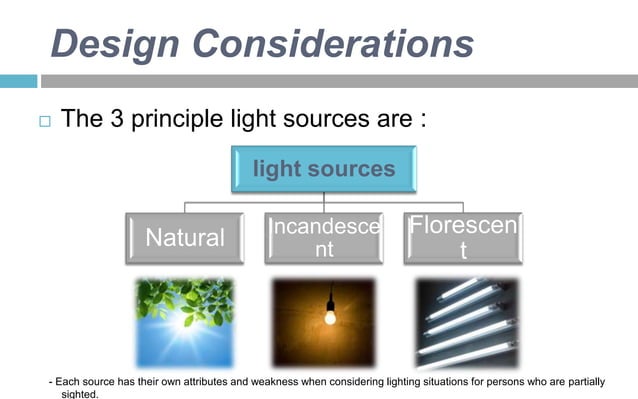Visually impaired as a design challenge | PPTX | Eye and Vision ...