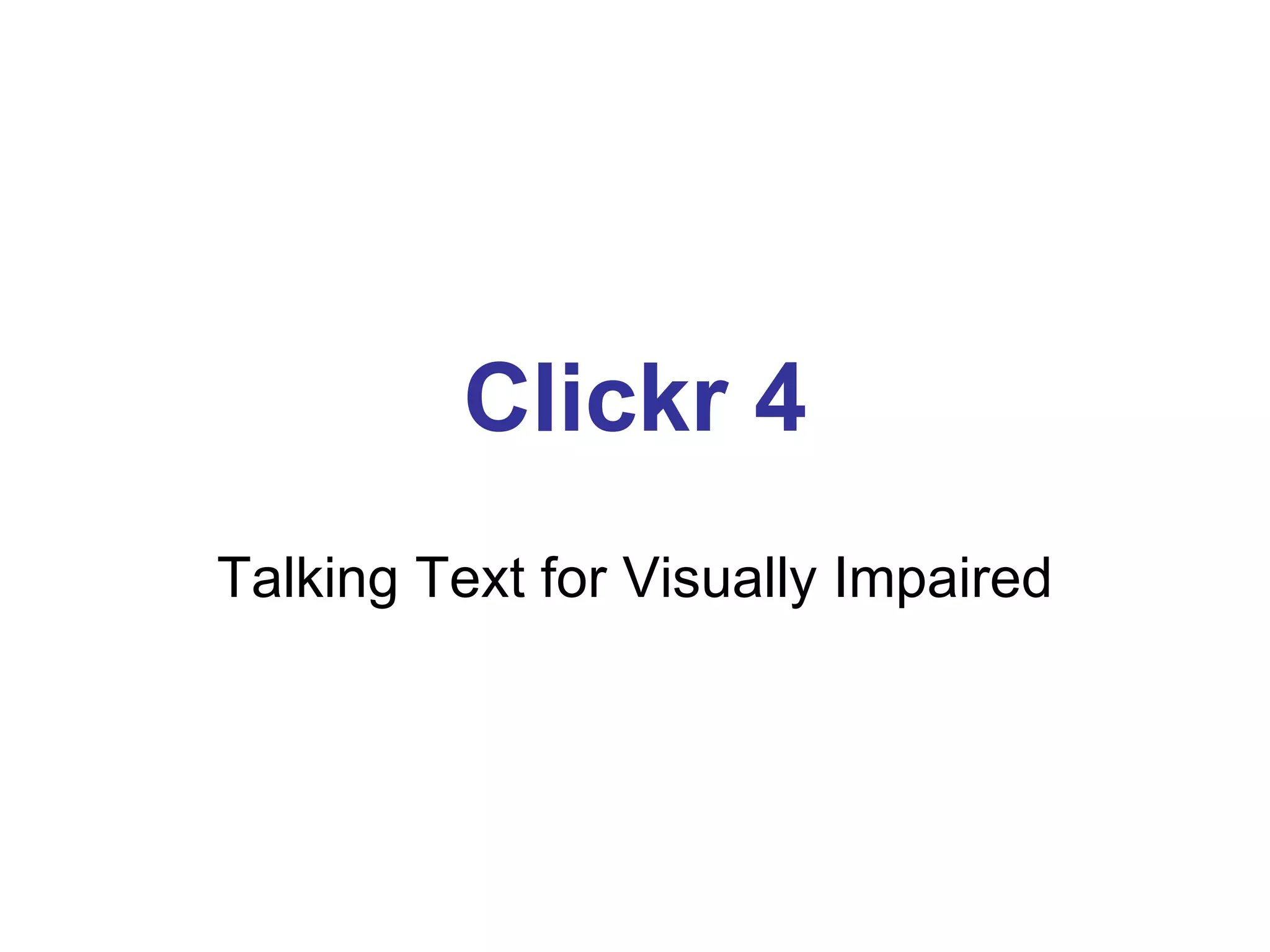 Visually impaired powerpoint | PPT