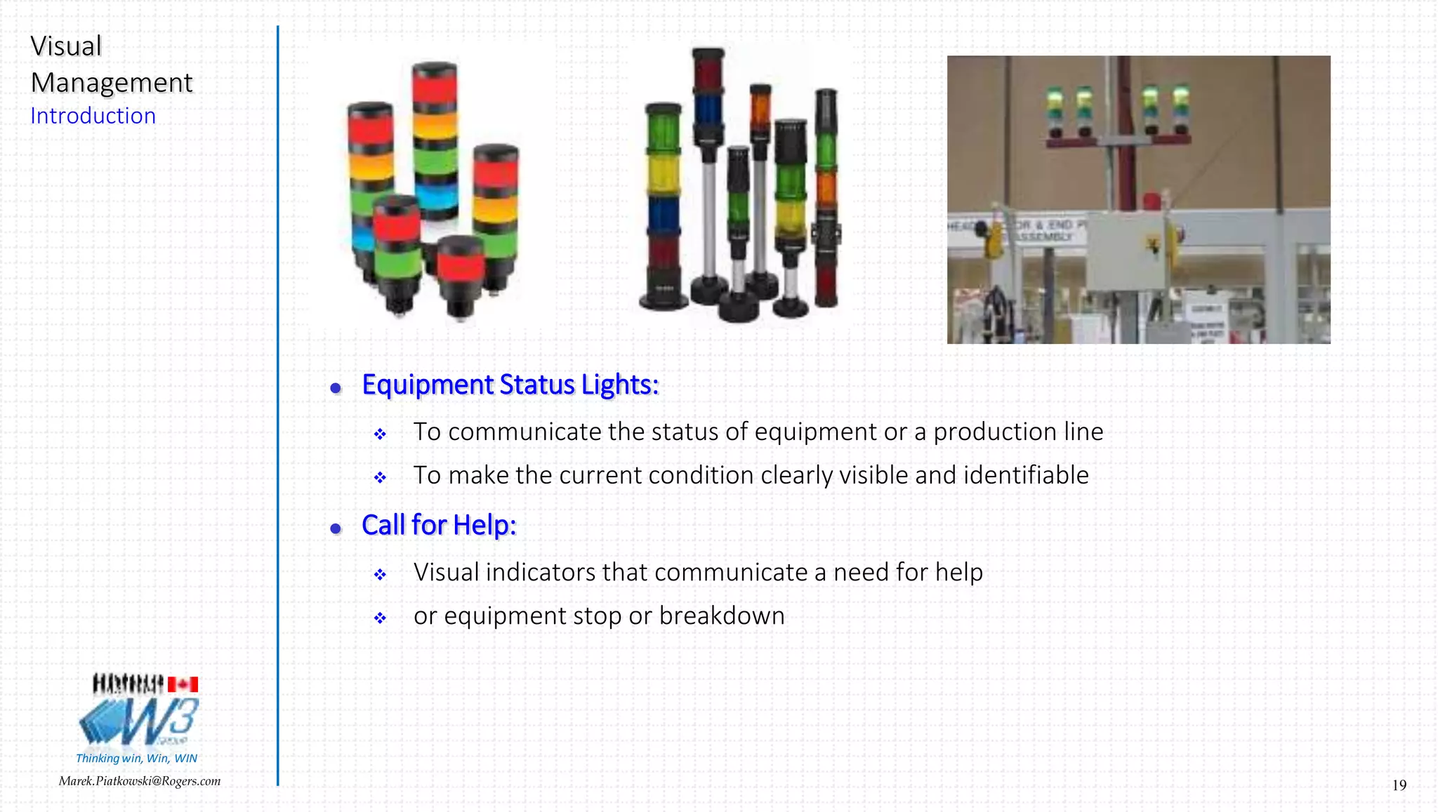 Shop Floor Visual Management - November 2016 | PPTX
