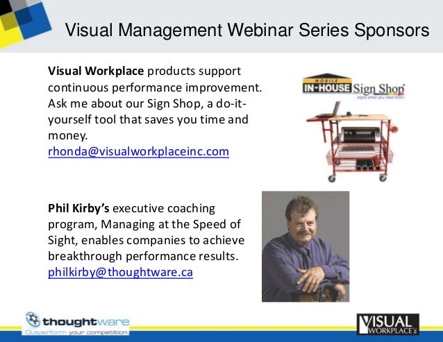 #1 PPT - Improving Business Performance with Visual Management