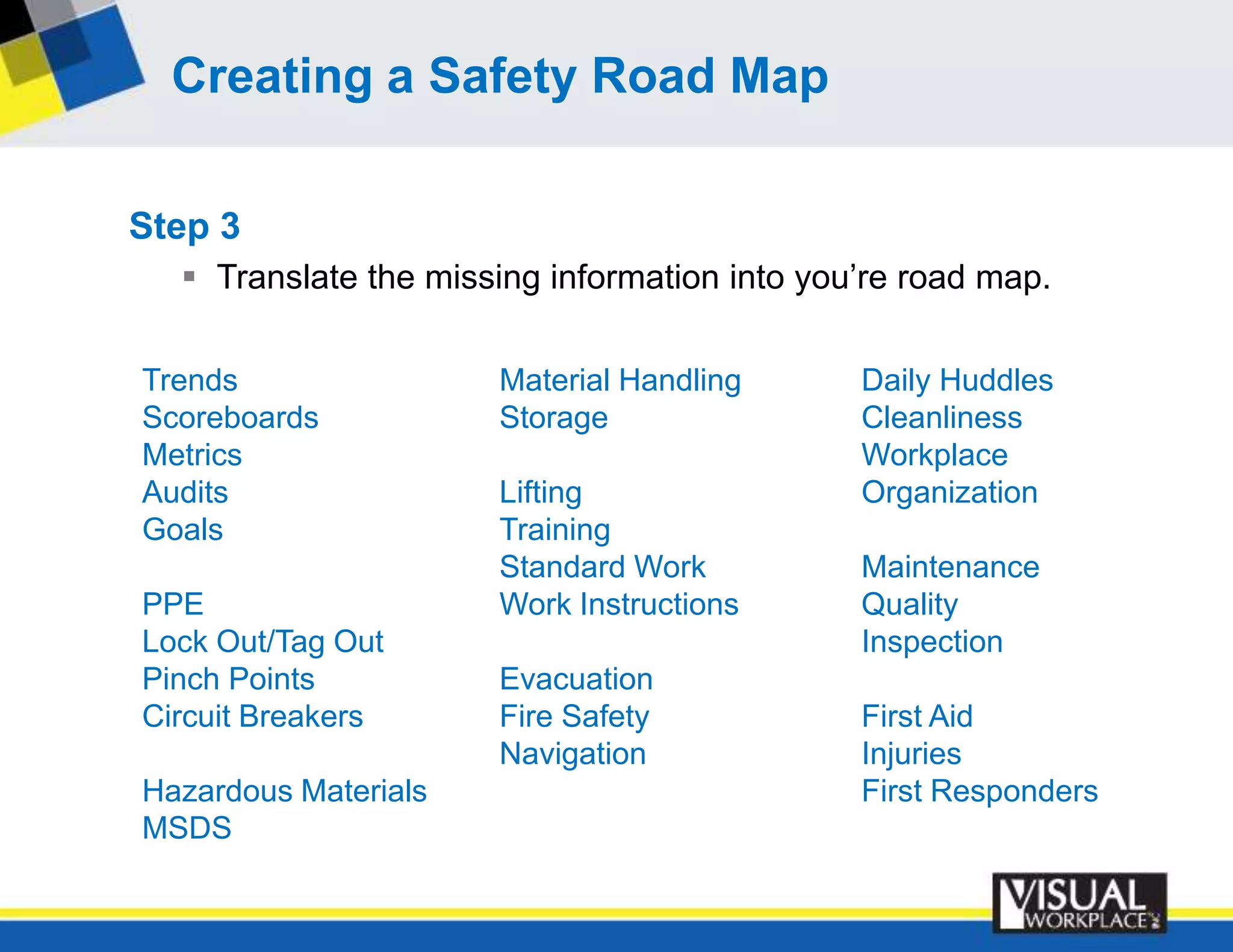 Visual Mangement & Safety in the Workplace | PPTX