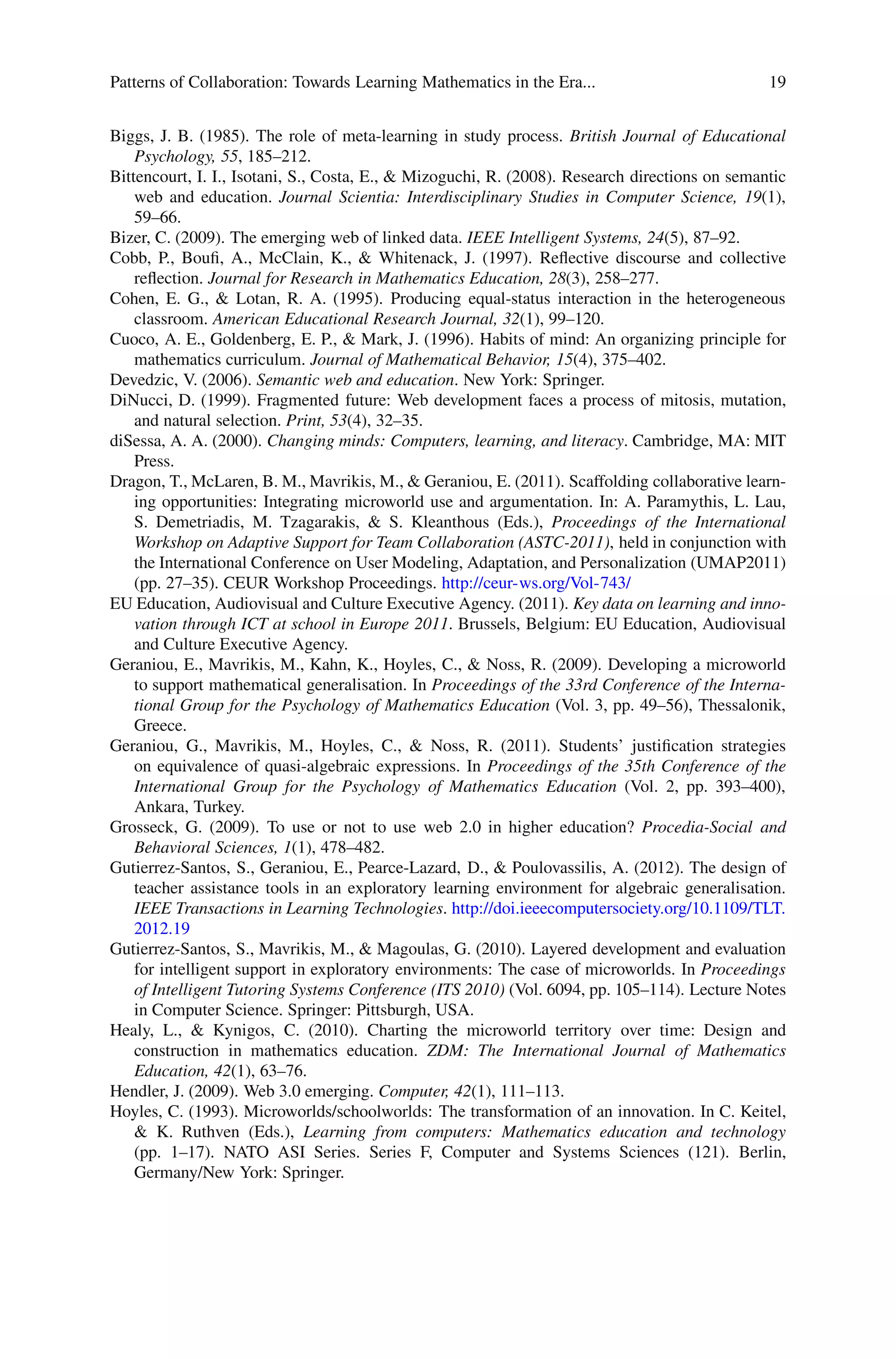 Visual mathematics and cyberlearning | PDF