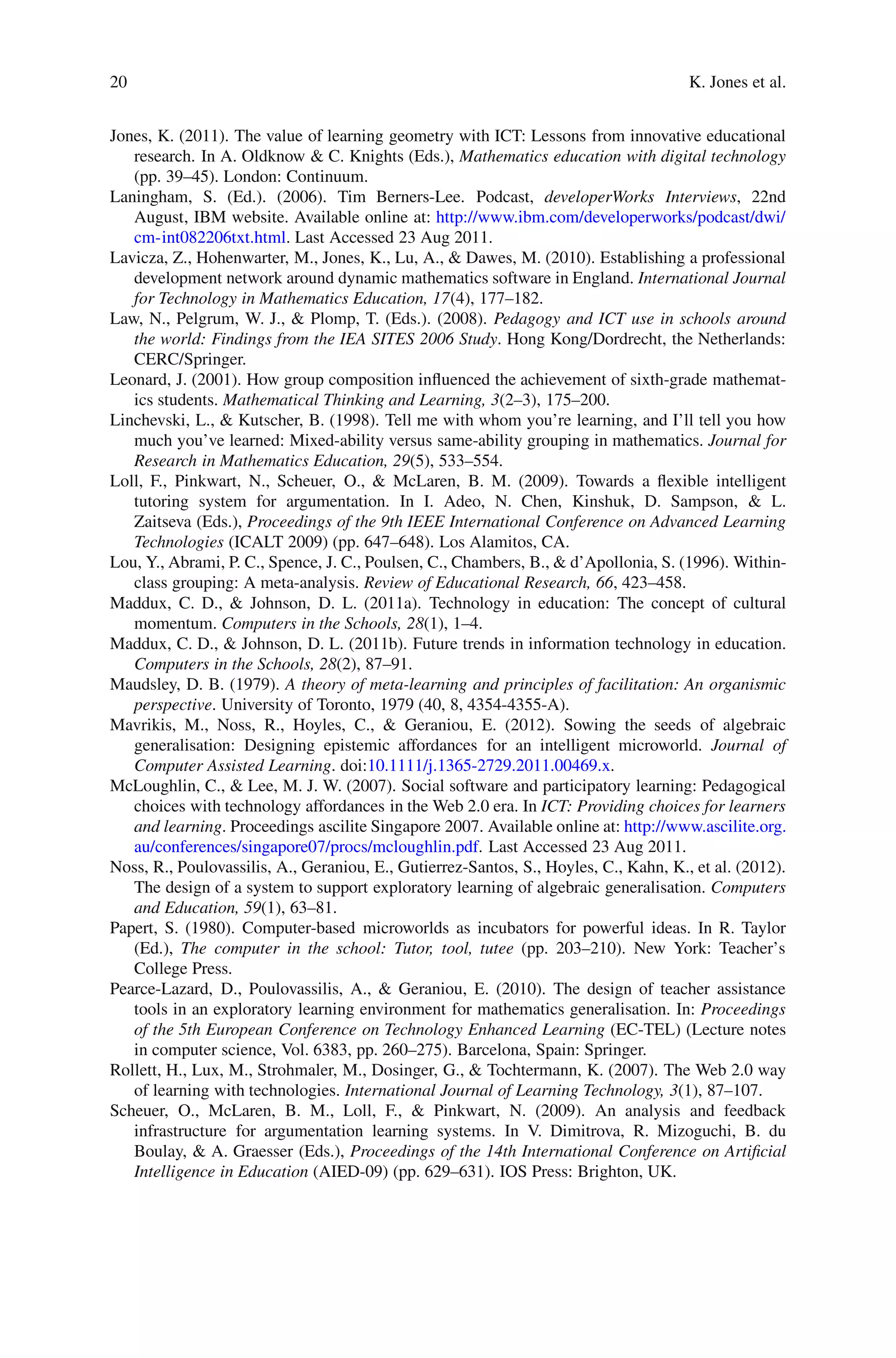 Visual mathematics and cyberlearning | PDF