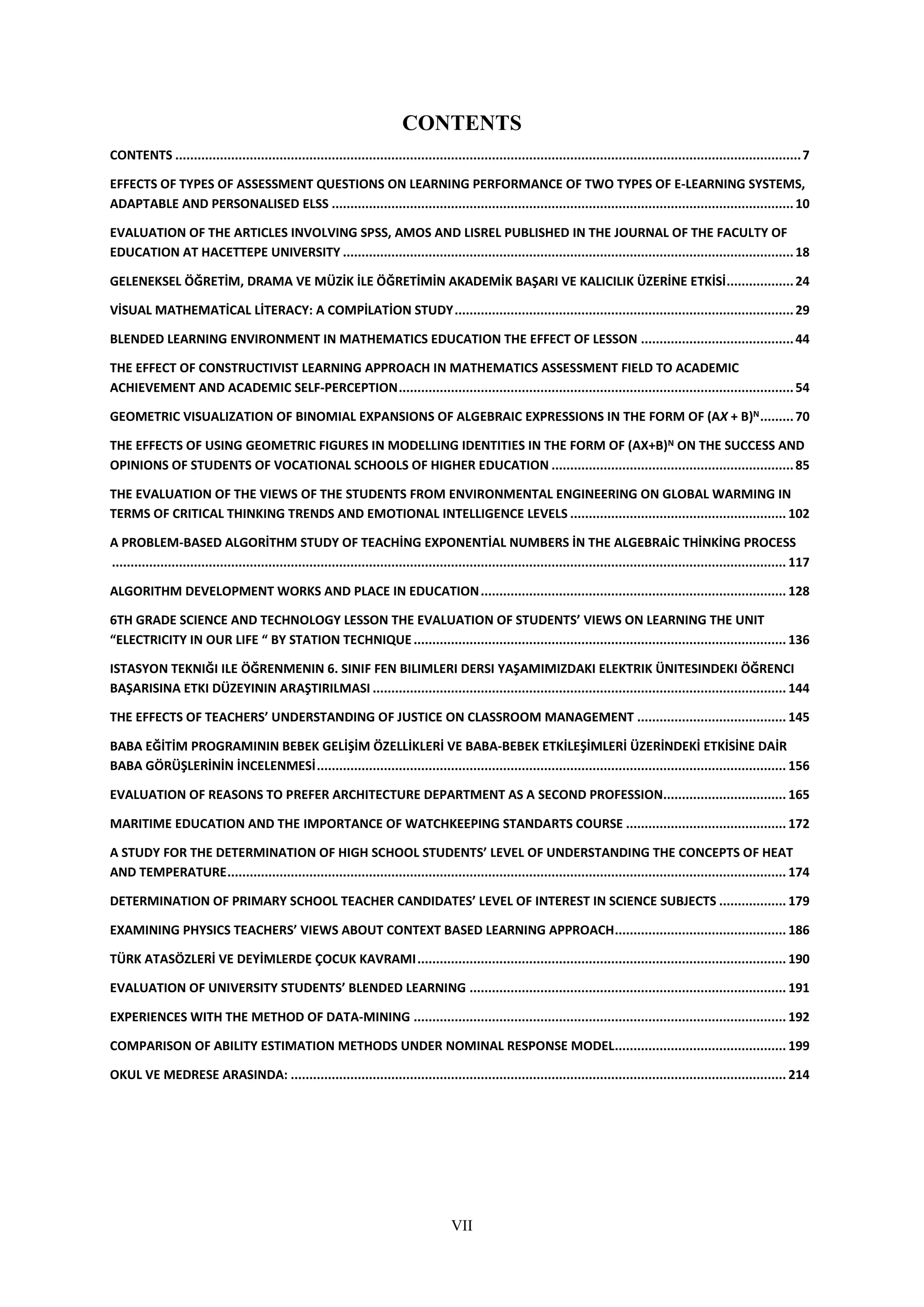VISUAL MATHEMATICAL LITERACY: A COMPILATİON STUDY | PDF