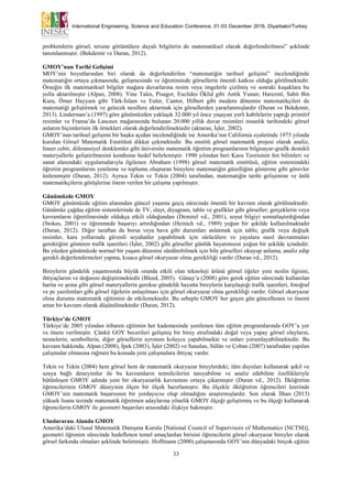 VISUAL MATHEMATICAL LITERACY: A COMPILATİON STUDY | PDF