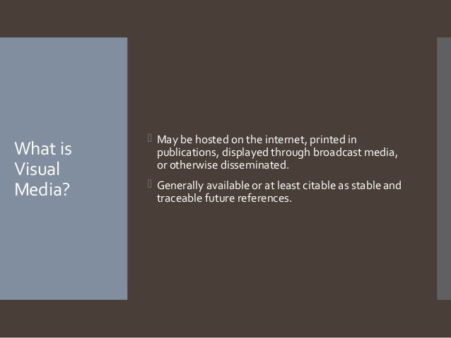 EdTech101 THW - Visual Media