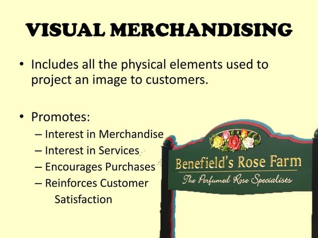Visual merchandising | PPTX | Marketing and Advertising | Business