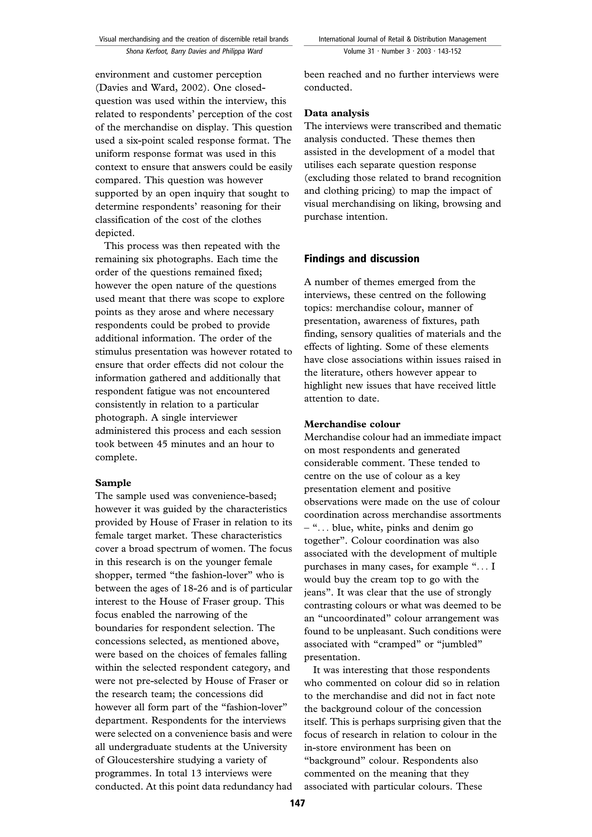 Visual merchandising | PDF