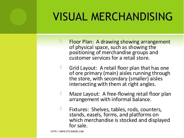Visual merchandising