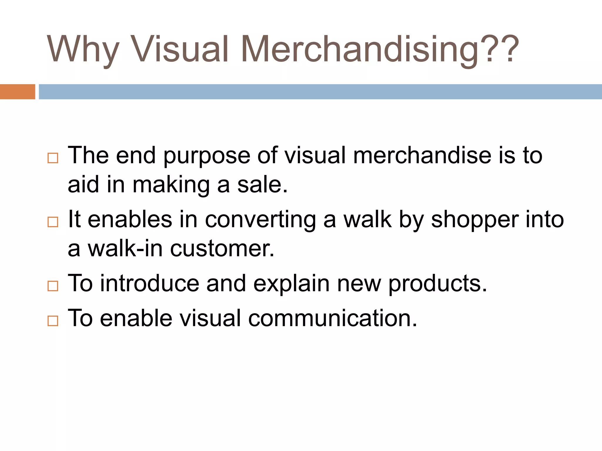 Visual merchandising | PPT