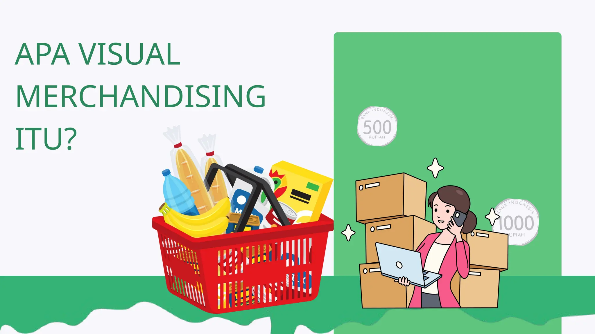VISUAL MERCHANDISING penataan peroduk barang | PPTX