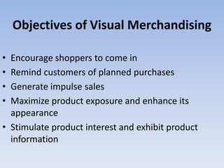 Visual merchandising | PPT