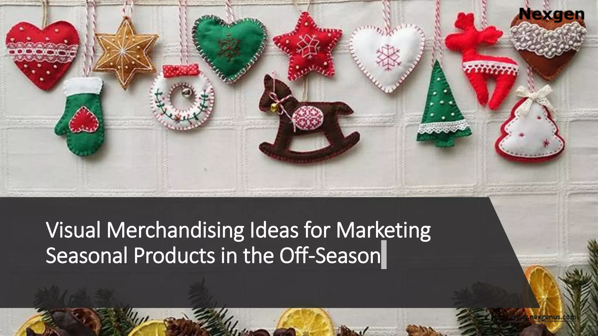 Visual merchandising ideas for marketing seasonal products in the off ...