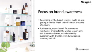 Visual merchandising ideas for marketing seasonal products in the off ...