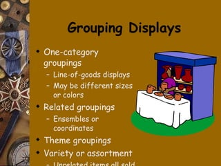 Visual merchandising powerpoint EDUC | PPT