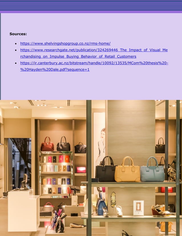 Visual Merchandising: Psychology, Elements, and Its Appeal to Retail Store Shoppers | PDF