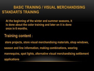 Visual merchandising training forms | PPT