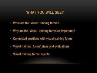 Visual merchandising training forms | PPT