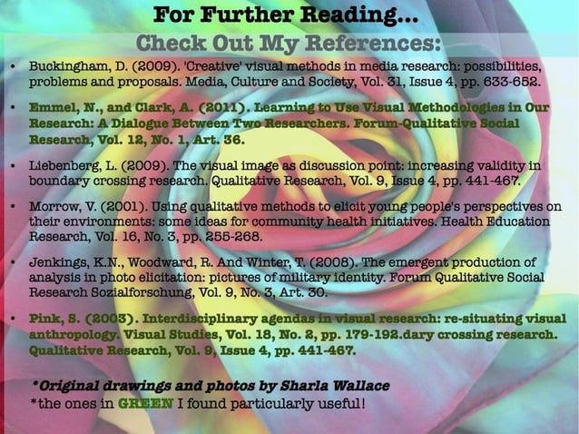 Visual Methods in Qualitative Research | ODP