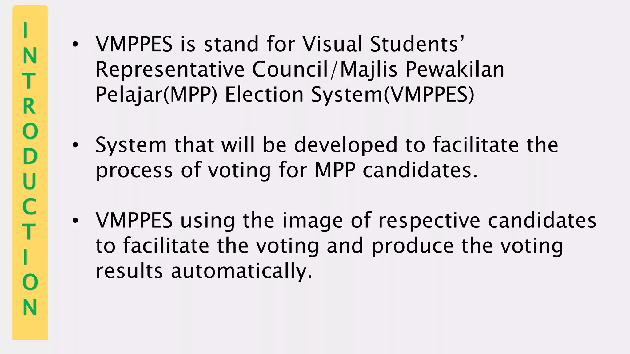Visual Mpp Election System | PPTX