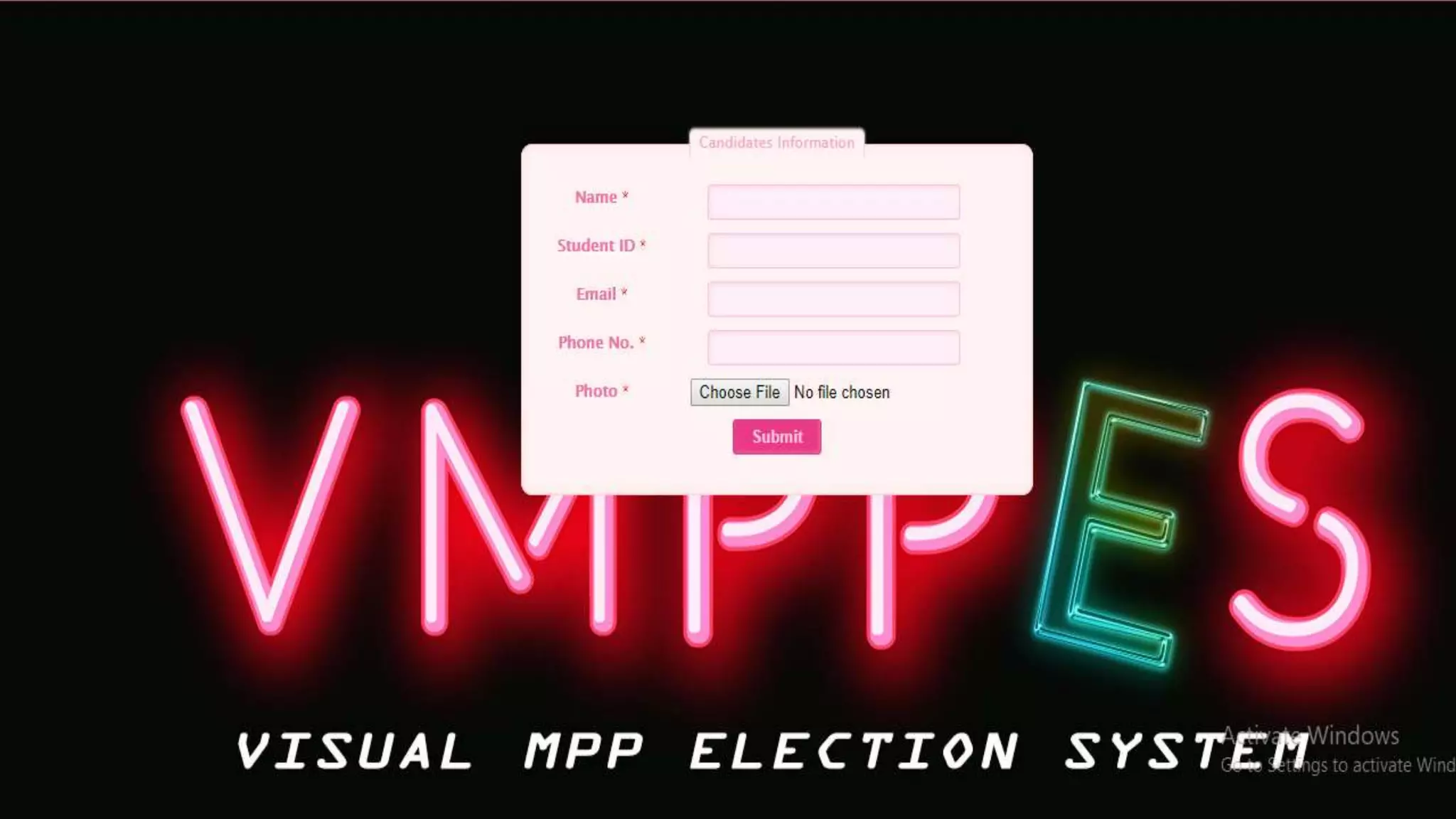 Visual Mpp Election System | PPTX