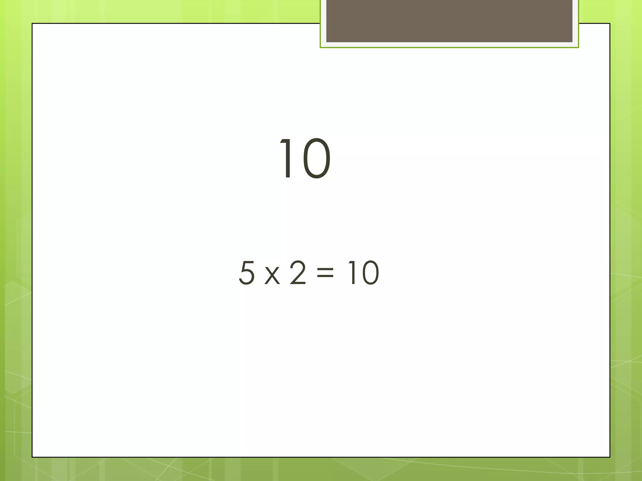 Visual multiplication powerpoint | PPTX