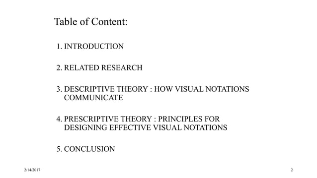 Visual notation | PPT