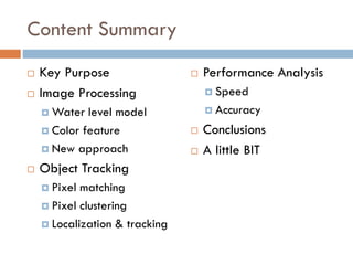 Visual object tracking using particle clustering - ICITACEE 2014 | PPT