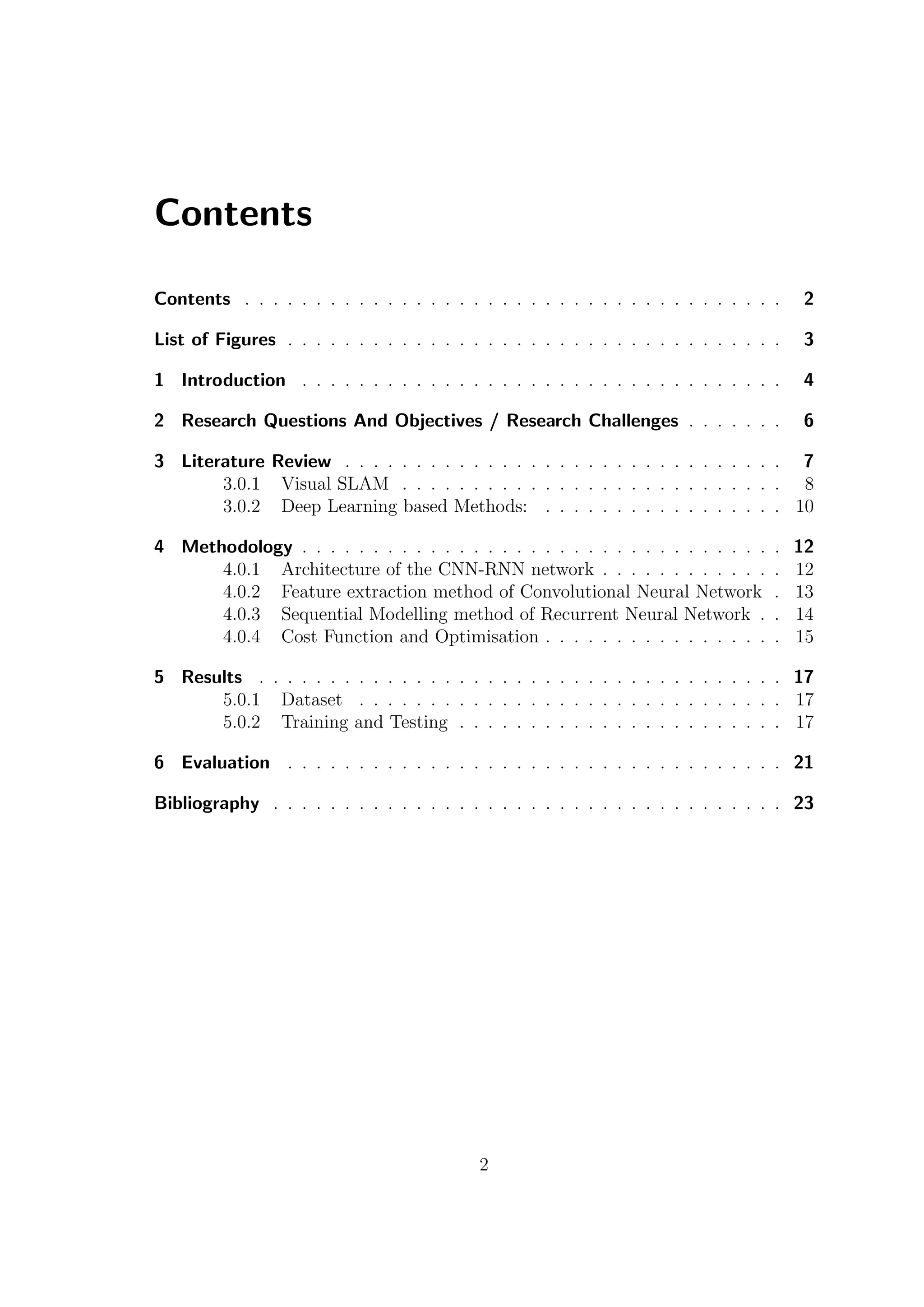 Visual odometry _report | PDF