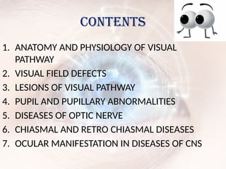 visual pathway diseases and clinical significance pptx | PPTX