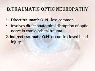 visual pathway diseases and clinical significance pptx | PPTX