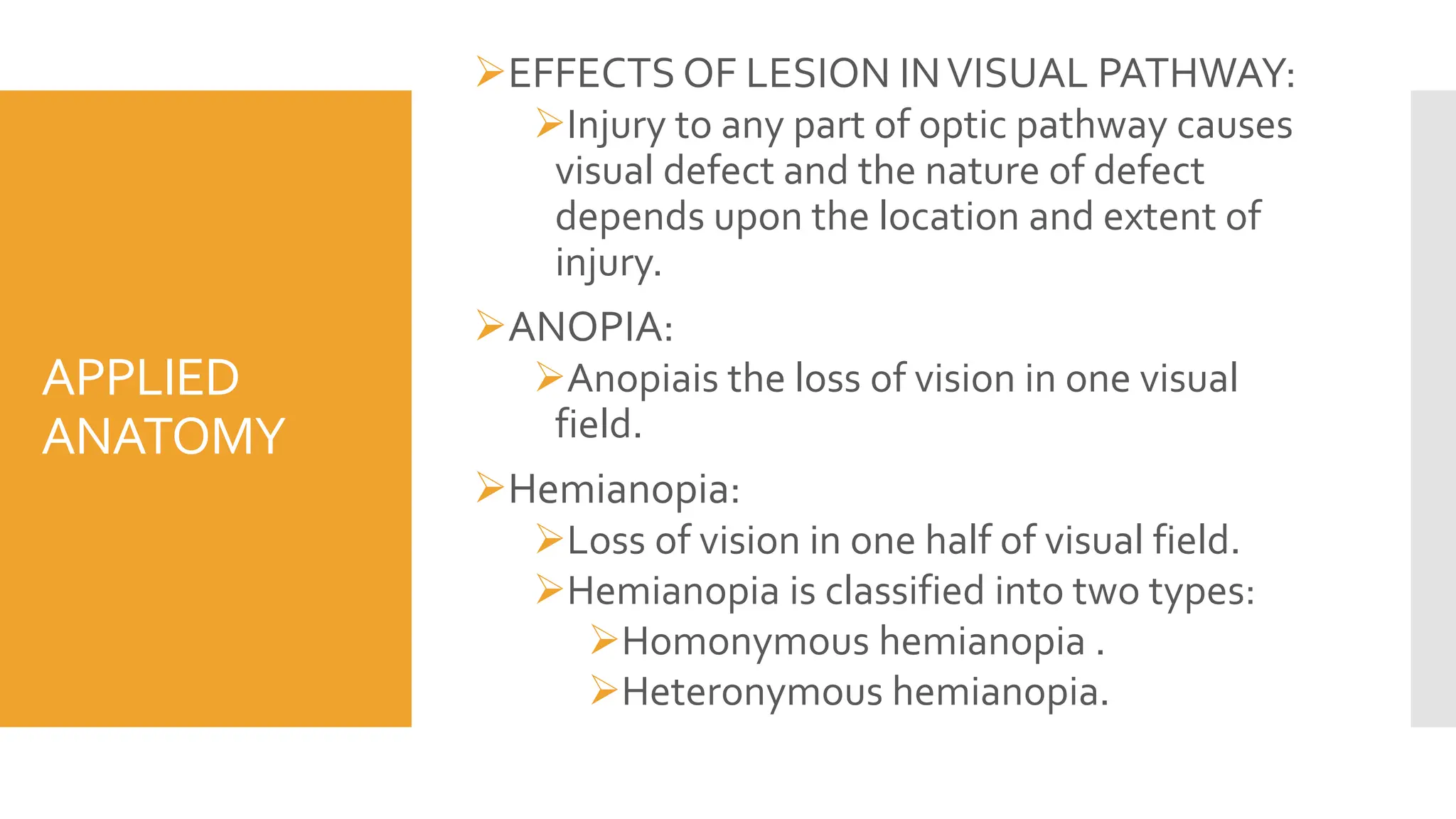 ANATOMY AND PHYSIOLOGY OF VISUAL PATHWAY | PPTX