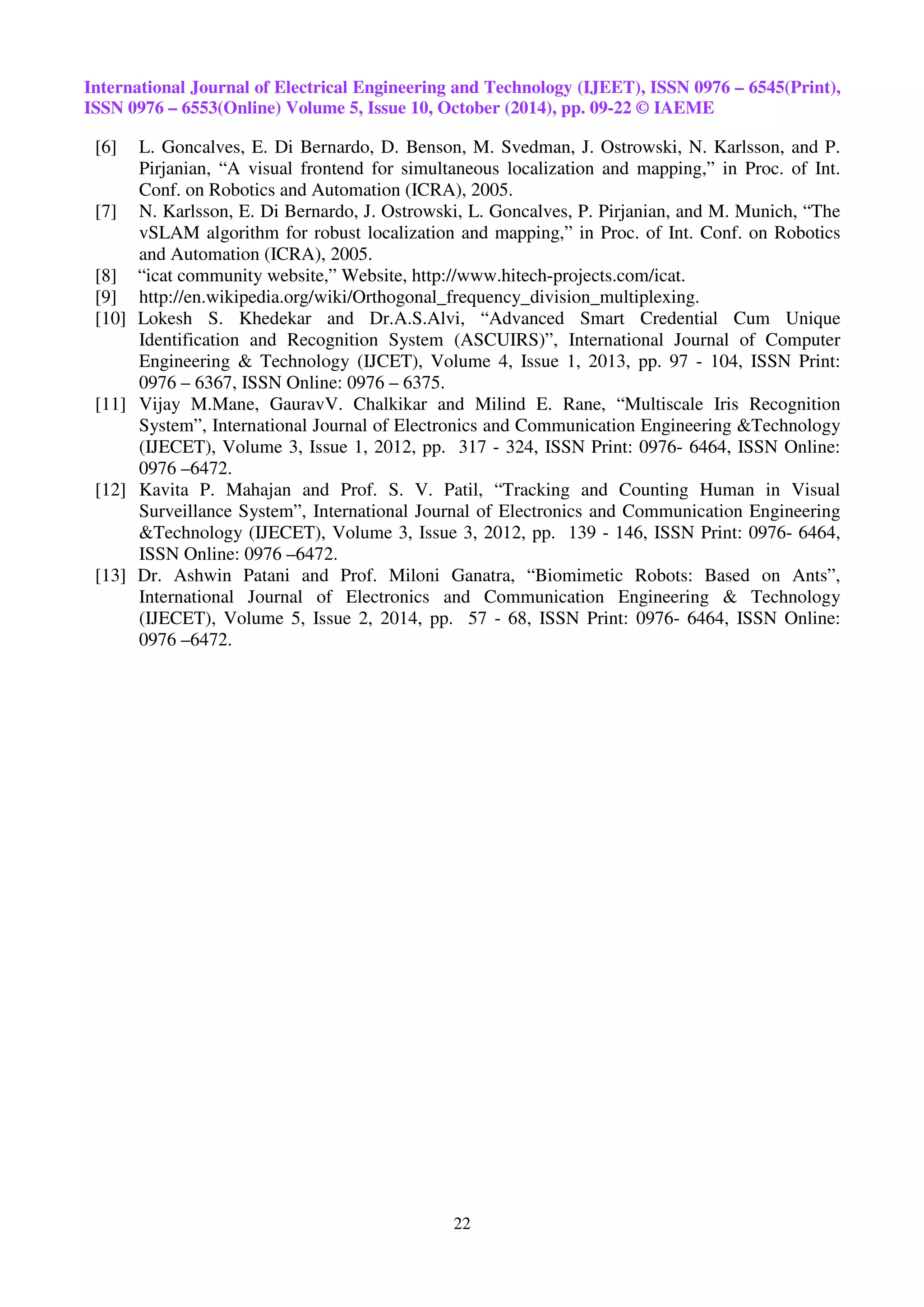 Visual pattern recognition in robotics | PDF
