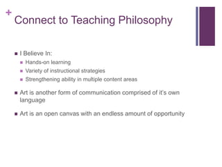 Kylee York - Visual Pedagogy Project: Art Integrated Into Science ...