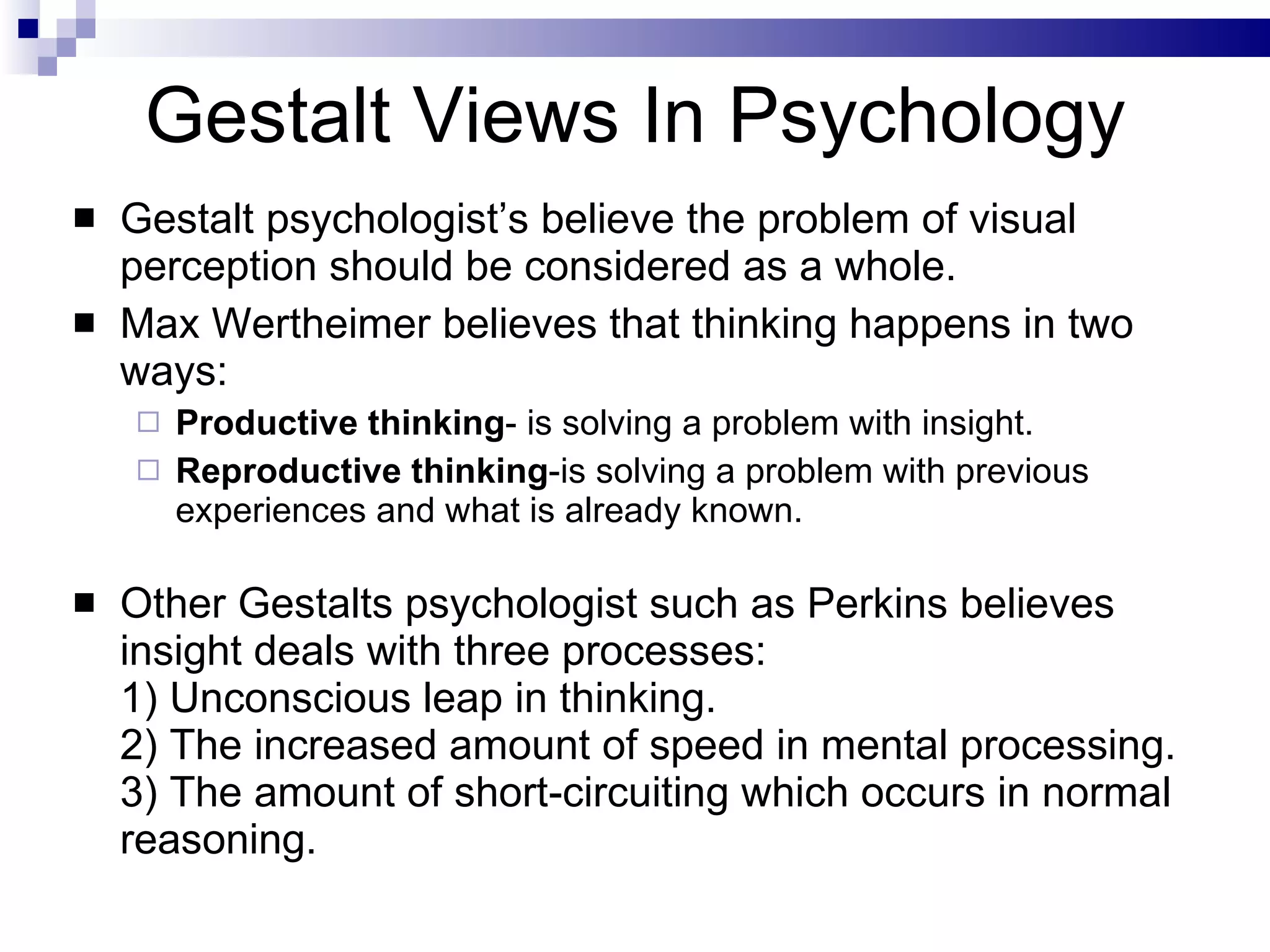 Visual perception 1 | PPT
