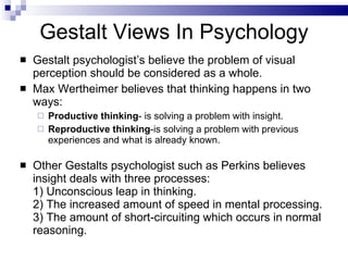 Visual Perception Psychology